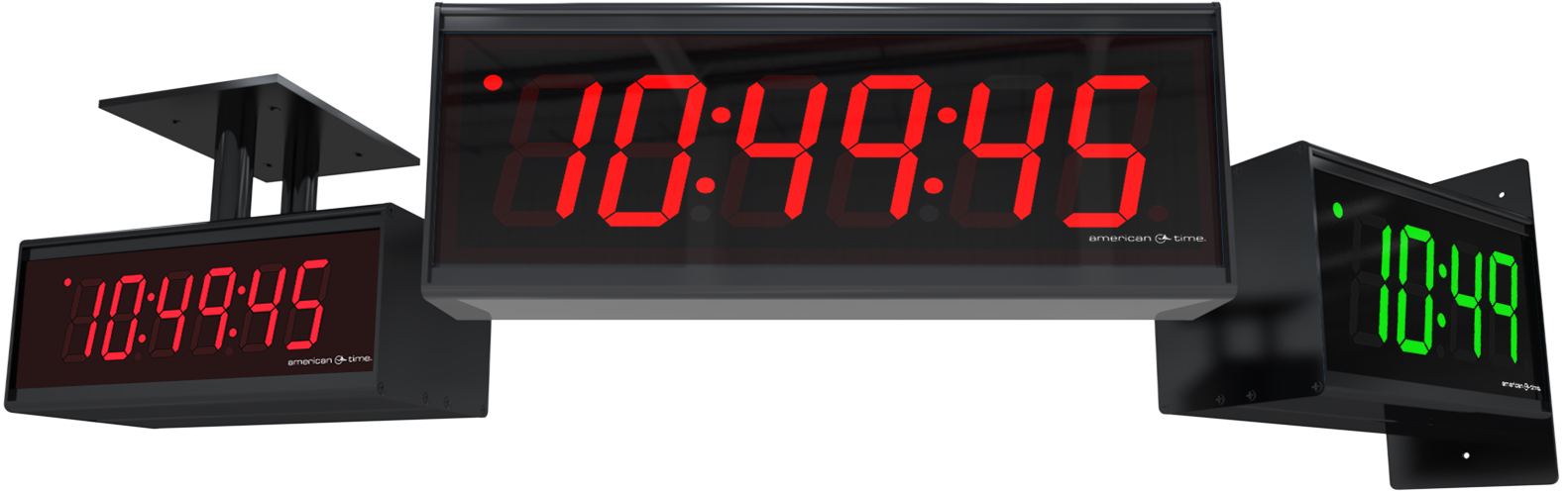 Digital Clocks: American Time Indoor LED Clocks for Synchronized Time